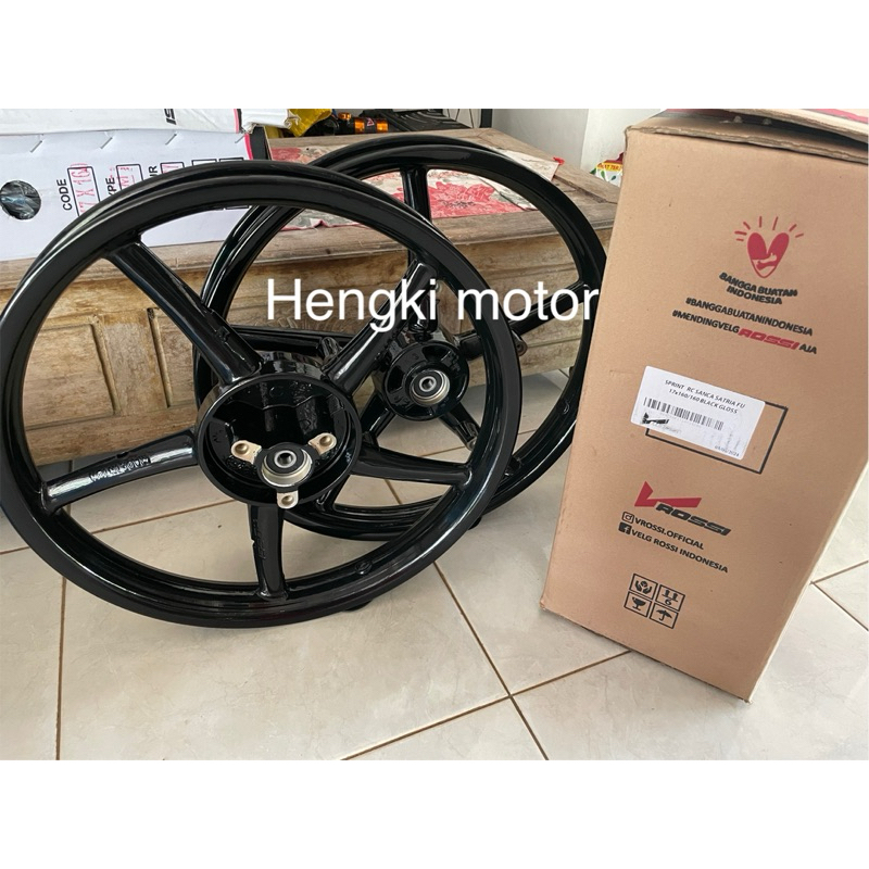Jual velg racing palang sanca untuk Satria fu uk 160/160x17 warna hitam ...