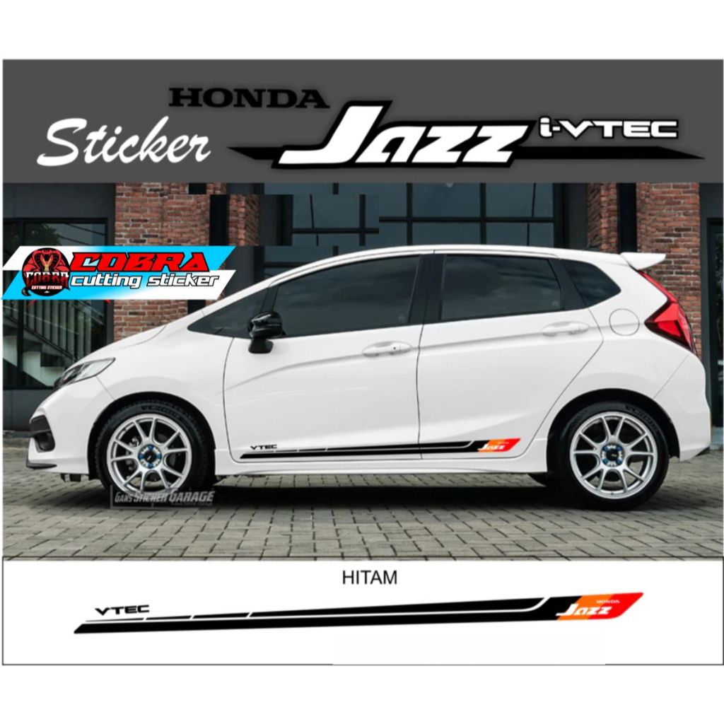Jual STICKER STIKER VARIASI HONDA JAZZ CUTTING STIKER AKSEORIS HONDA ...