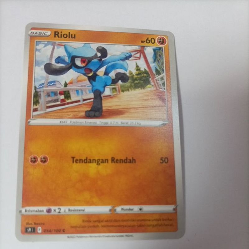 Jual Riolu 054/100 C - Pokemon TCG Indonesia | Shopee Indonesia