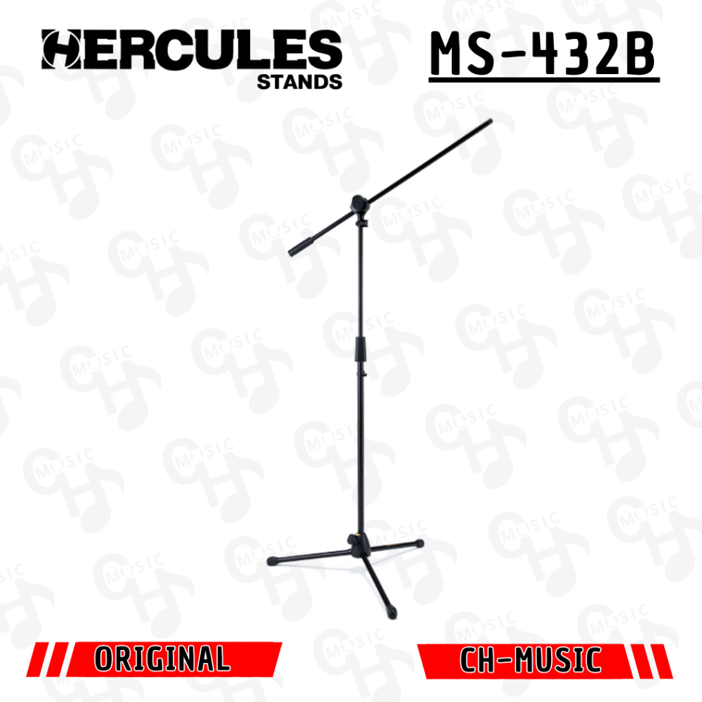Jual Microphone Stand Hercules MS432B Stand Mic Quick Turn Tripod MS ...