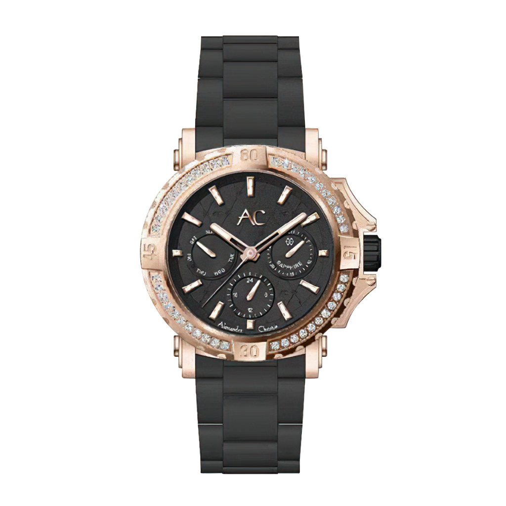 Jual Jam Tangan Wanita Alexandre Christie Chronograph AC 9205 BFBBRBADR ...