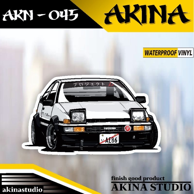 Jual sticker vinyl anti air ae86 | stiker vinyl anti air ae86 | stiker ...