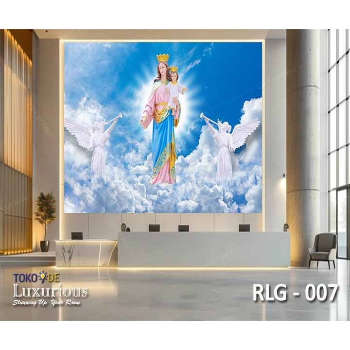 Jual Wallpaper 3D Custom Dinding Sticker KRISTEN Perjamuan Terakhir ...