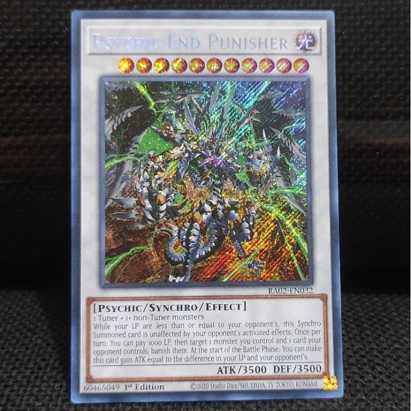 Jual Kartu Yugioh TCG / OCG AE Psychic End Punisher Super / Secret Rare SR / SE ORI MP23 RA02 ...