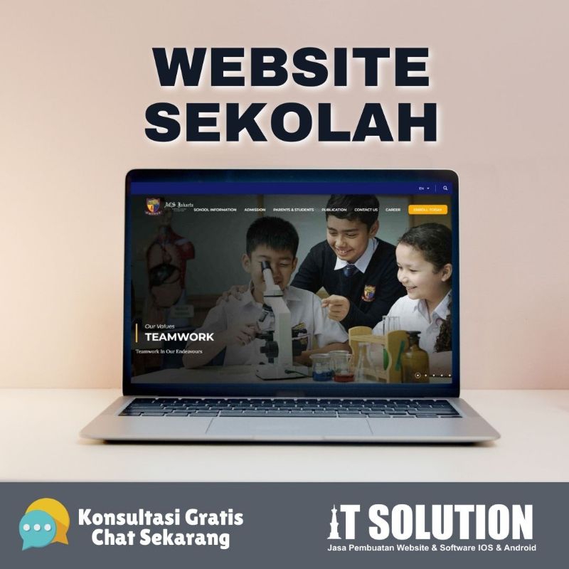 Jual WEBSITE PROFIL SEKOLAH DAN AKADEMIK RESPONSIVE - Jasa Aplikasi ...