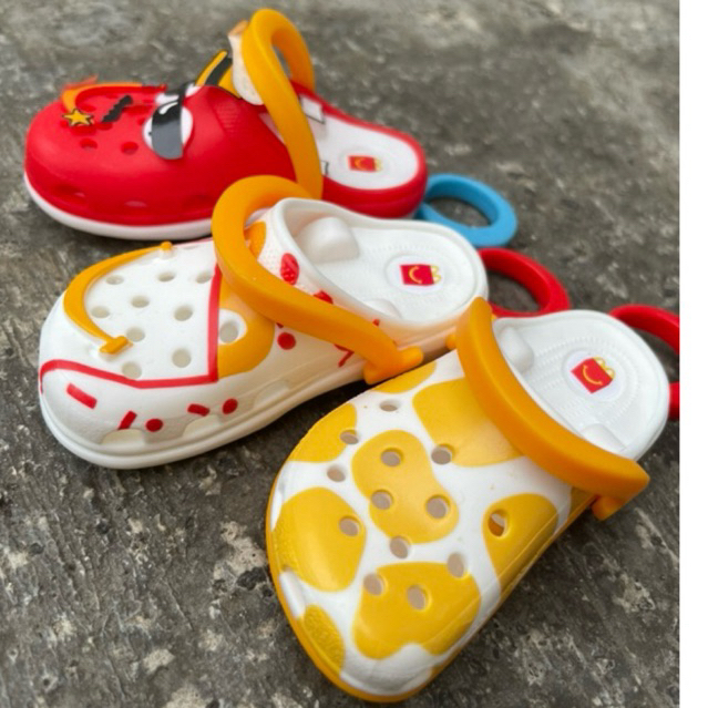 Jual CROC MCD SET 3 MINIATUR SANDAL FIGUR | Shopee Indonesia