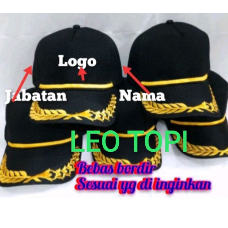 Jual TOPI CUSTOM FREE BORDIR PADI KAPAS BISA PAKAI LOGO,NAMA DAN JABTAN,COCOK UNTUK ,PNS,ASN ...