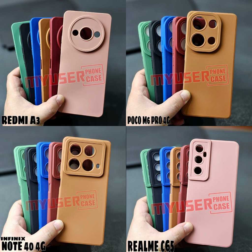 Jual POCO C65 CASE PRO CAMERA MACARON WARNA CASE POCO C65 | Shopee ...