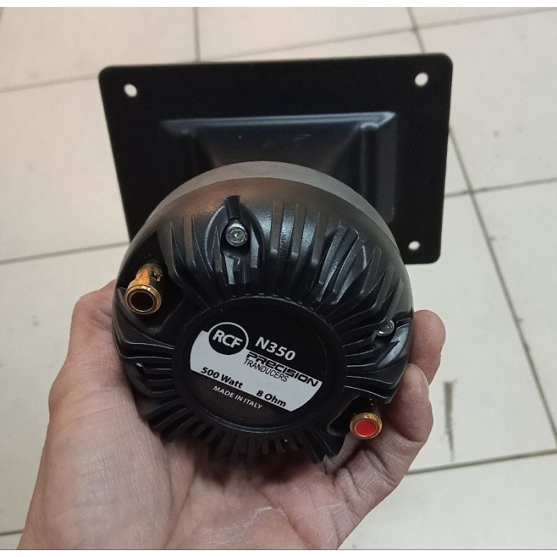 Jual Driver Tweeter Rcf N350 + horn 9,5x14,5 bahan PVC | Shopee Indonesia