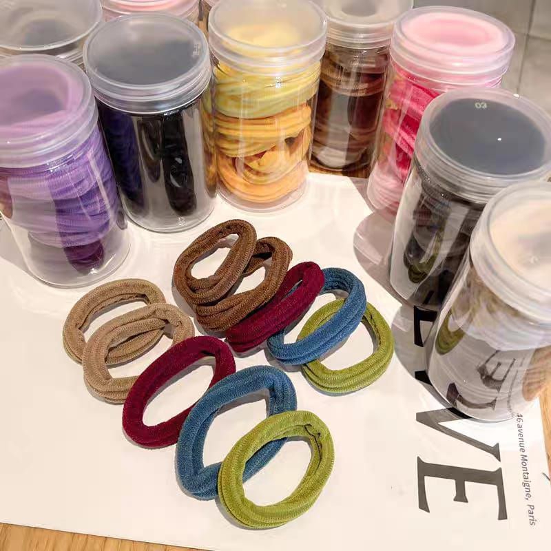 Jual Iket Karet Jeptian Kuncir Rambut Tabung Anak Wanita Korea | Shopee ...