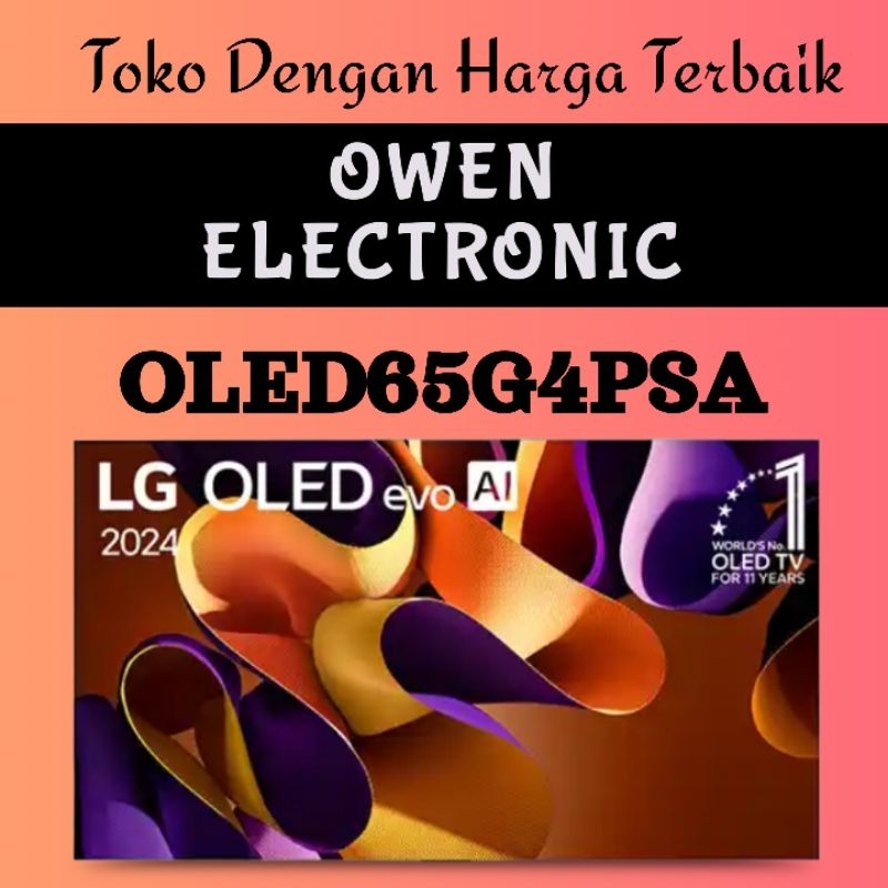 Jual Lg 65 Inch 4k Oled Uhd Smart Tv G4 Oled65g4psa Shopee Indonesia 3995
