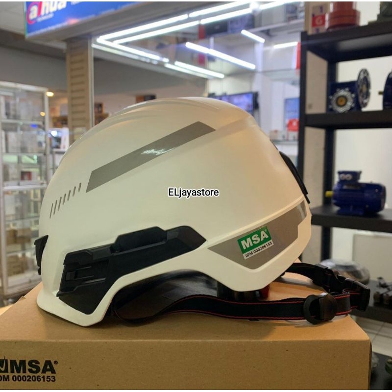 Jual Helm MSA V-Gard H1 Safety Helmet Trivent Lokal Fastrack SNI Putih ...