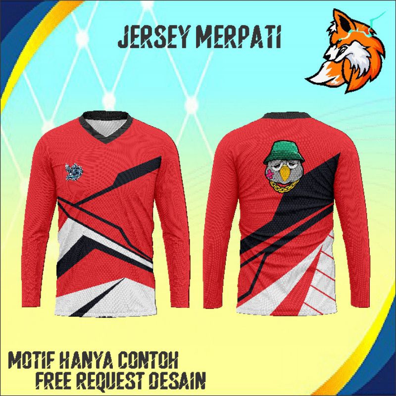 Jual jersey merpati custom full printing | Shopee Indonesia