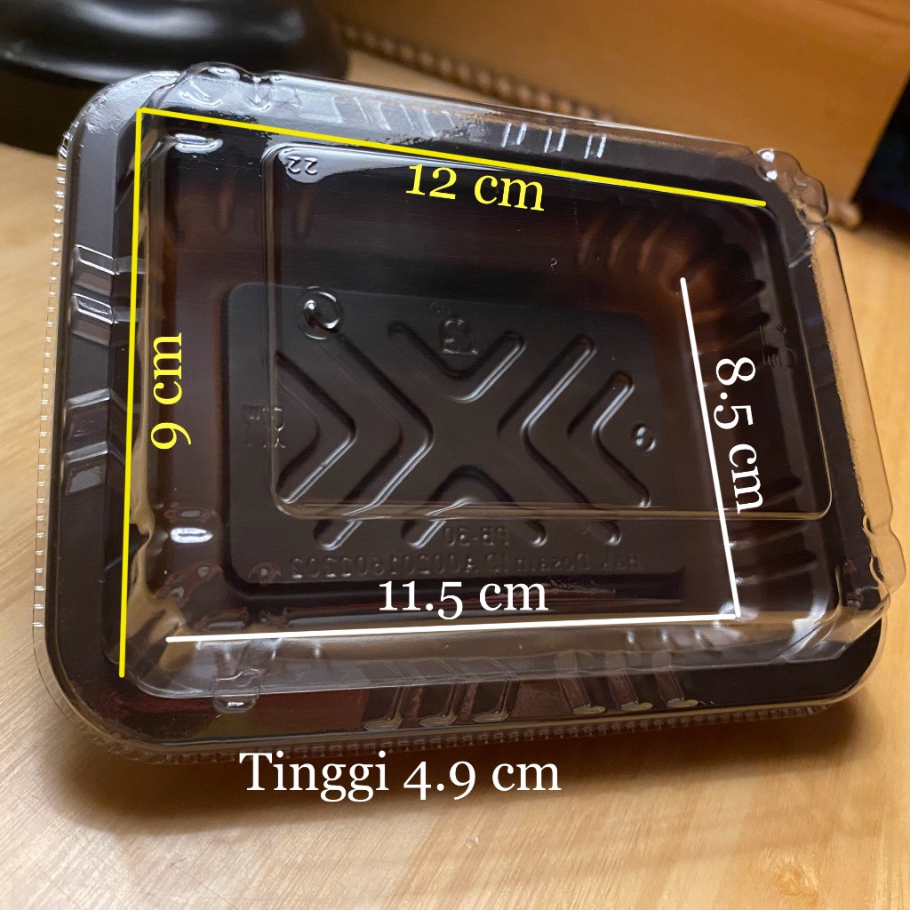 Jual [1Dus] Mika Brownies Mini PB30 Uk 12x9x5 cm isi 1.000 pcs / Mika PB 30 / Mika Kotak 12x9 cm ...