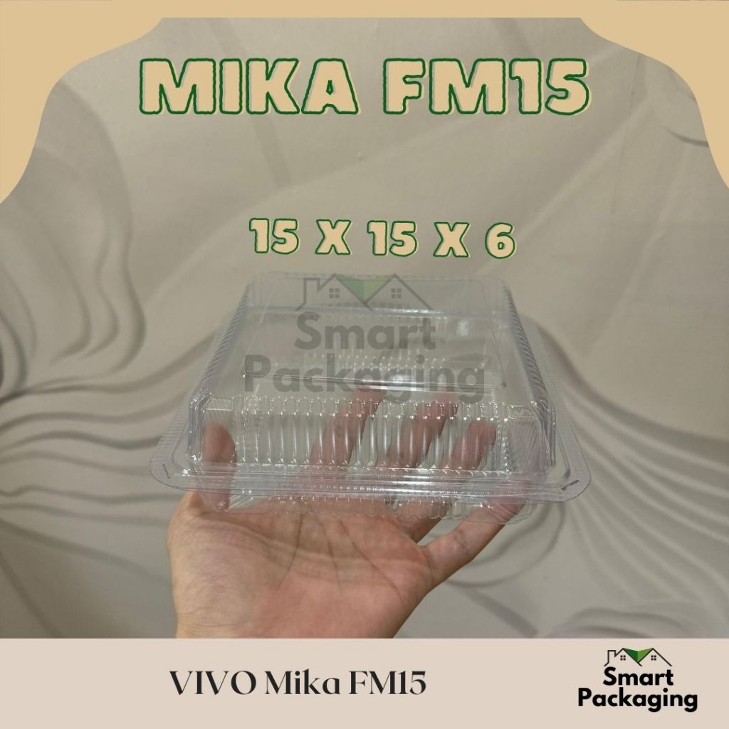 Jual [ISI 100 PCS] VIVO Mika FM15 / Mika 15x15 / Mika Persegi Kotak ...