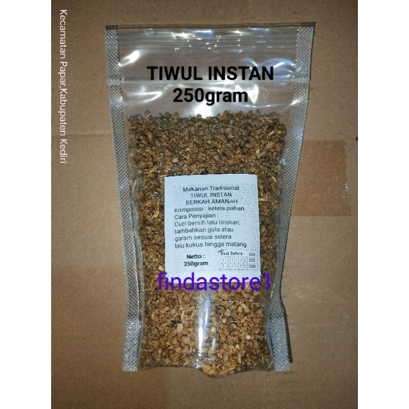 Jual Tiwul INSTAN 250gr | Shopee Indonesia