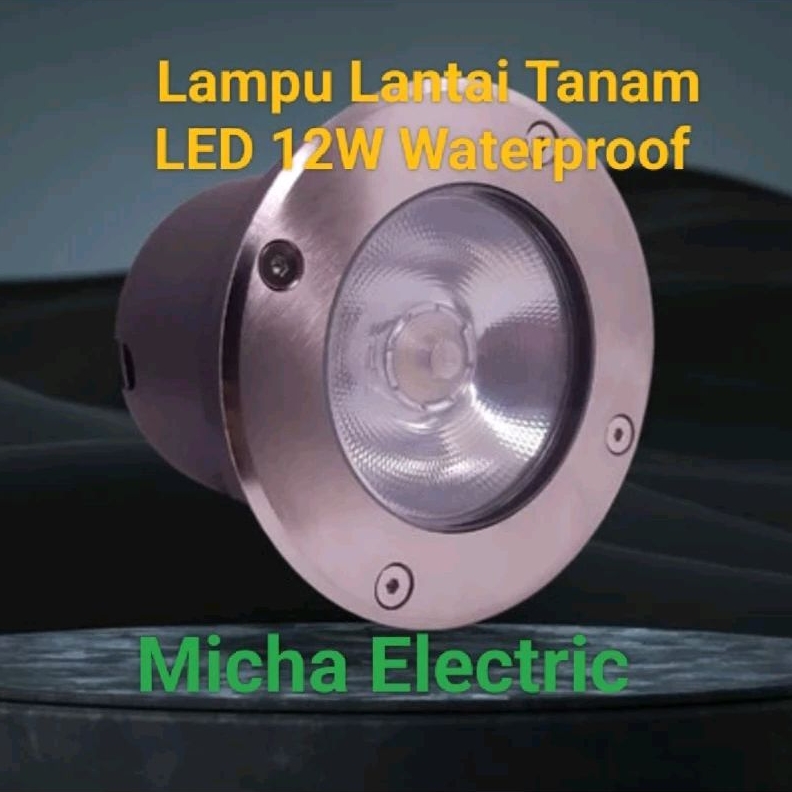 Jual Lampu Lantai Tanam LED 12W Inbow 220V / Lampu Sorot Lantai Tanam ...