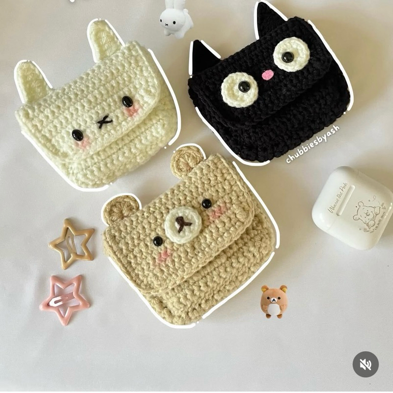 Jual Dompet Pouch Crochet rajut | Shopee Indonesia