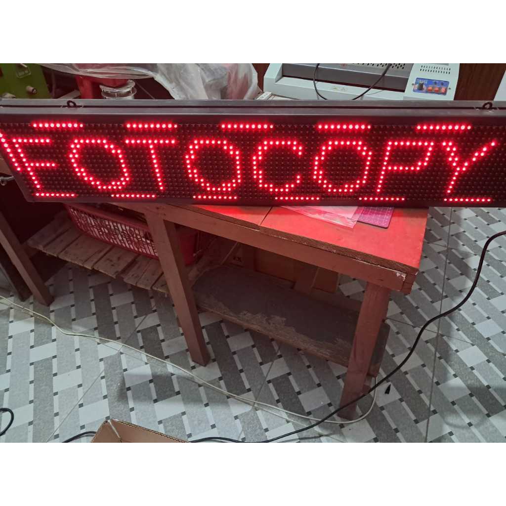 Jual RUNNING TEXT LED BEKAS TOKO MODEL DIP UKURAN 20 x 100 CM | Shopee ...