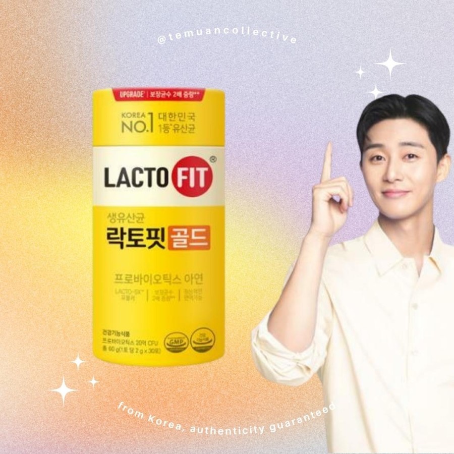 Jual LACTO-FIT Probiotic Gold Upgrade - Original Korean Vitamin ...
