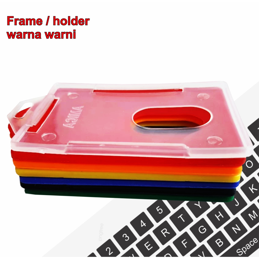 Jual frame / case id card holder id card plastik standar | Shopee Indonesia