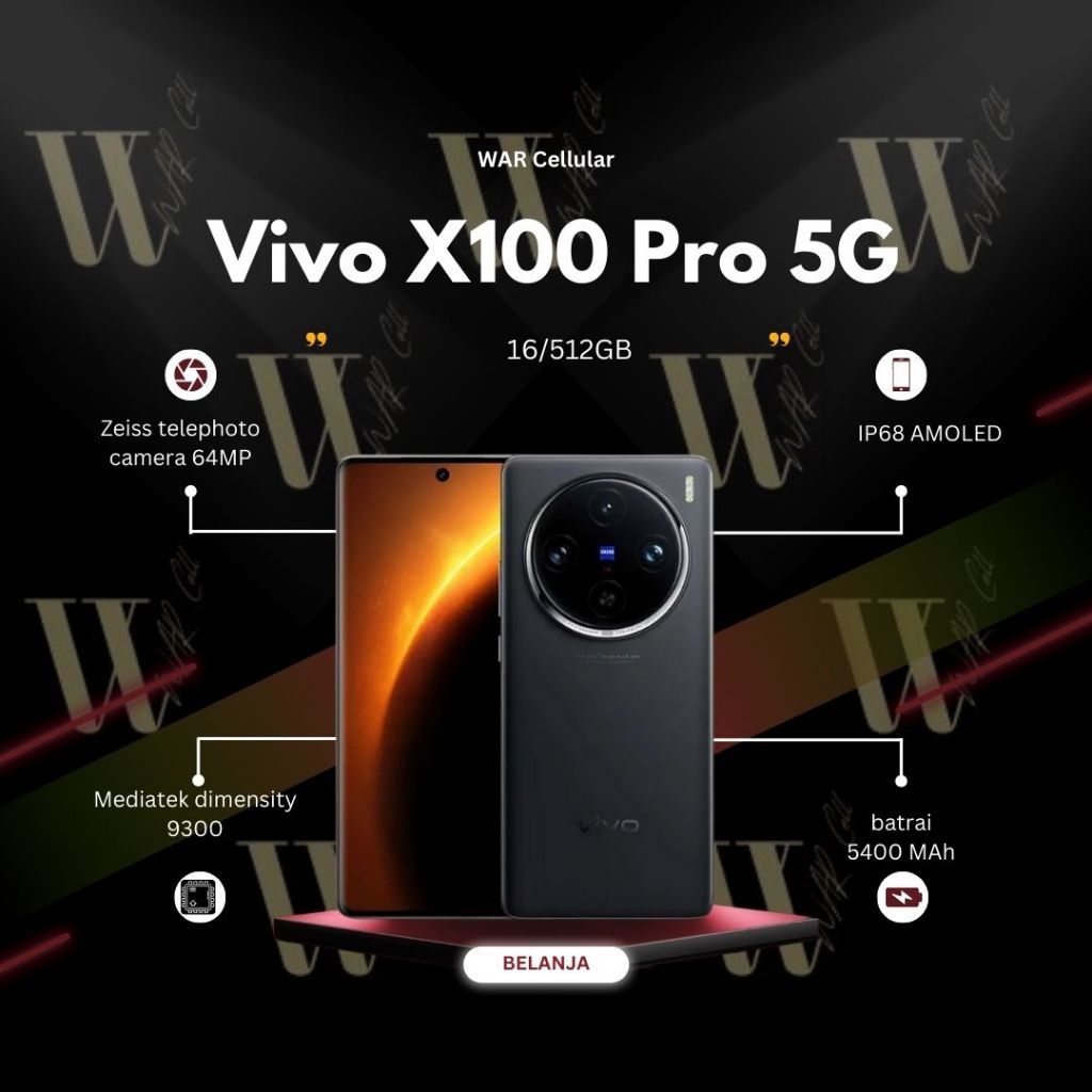 Jual VIVO X100 PRO 5G RAM 16/512 GB | Shopee Indonesia