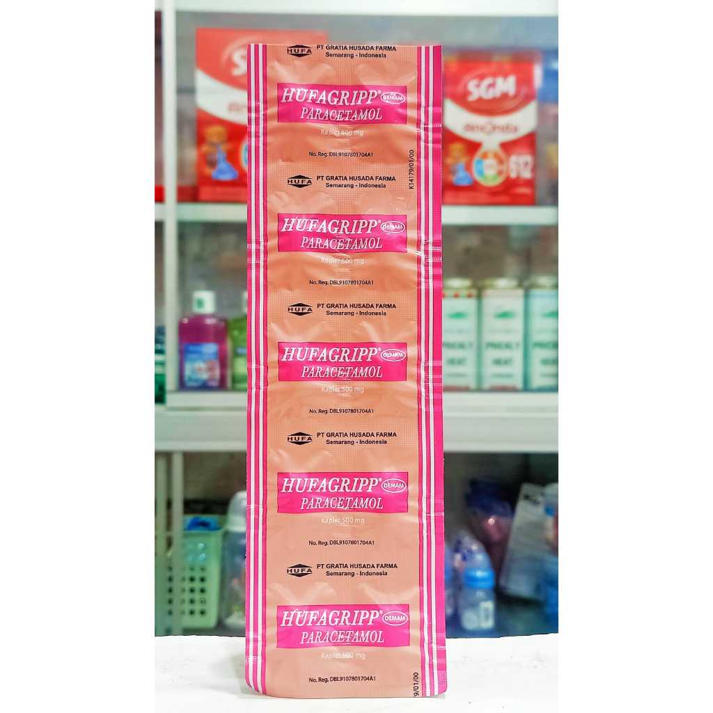 Jual HUFAGESIC 500MG 1 STRIP ISI 10 KAPLET - Meredakan Demam, Sakit ...