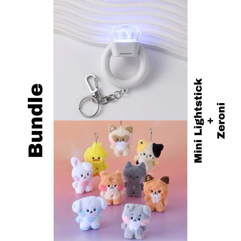 Jual READY Bundle ZB1 Mini Lightstick + Zeroni Plush Zerobaseone ...