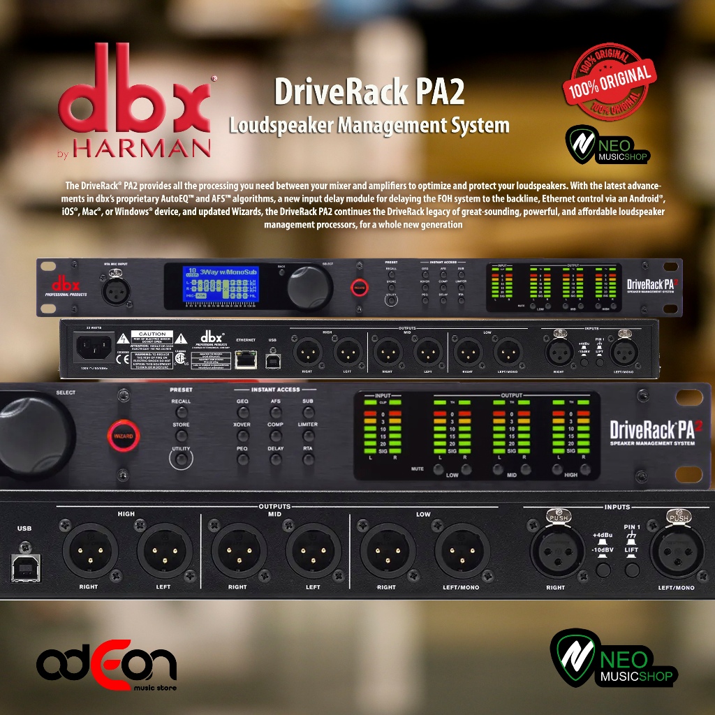 Jual DBX PA2 DBXPA2 Loudspeaker Management System | Shopee Indonesia