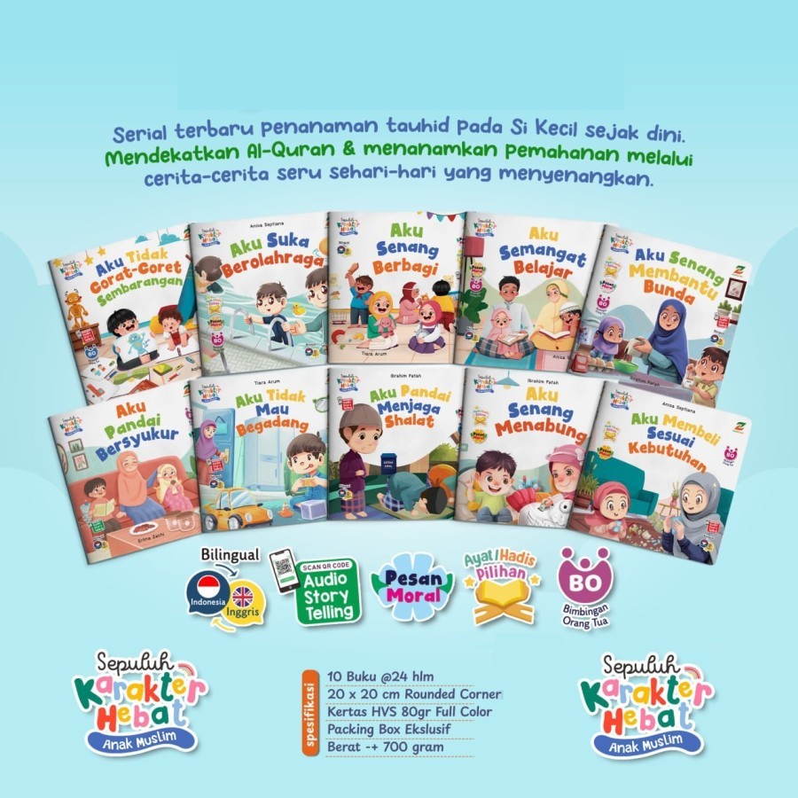 Jual Ziyadbooks Paket Buku Islami Anak Sepuluh Karakter Hebat Anak ... Jual Ziyadbooks Paket Buku Islami Anak Sepuluh Karakter Hebat Anak ...