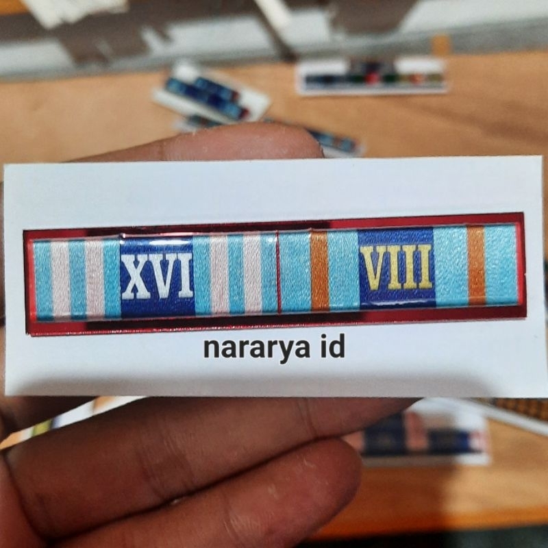 Jual [NARARYA ID] XVI VIII / Pita Tanda Jasa Satya Lencana PDH TNI AD ...