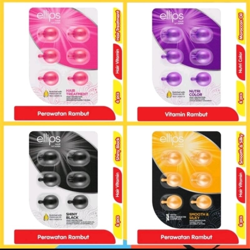 Jual Ellips vitamin Rambut isi 6s | Shopee Indonesia