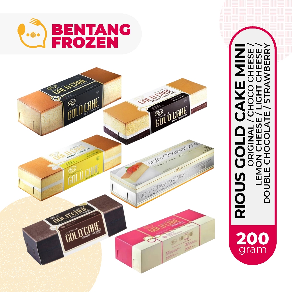 Jual Rious Japanese Gold Cake Mini 200gr | Shopee Indonesia