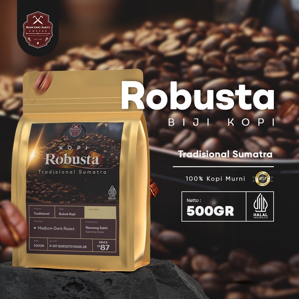 Jual Kopi Robusta Asli Biji kopi Premium, Cita Rasa Khas, Aroma Kuat, dan Kafein Tinggi | Shopee ...