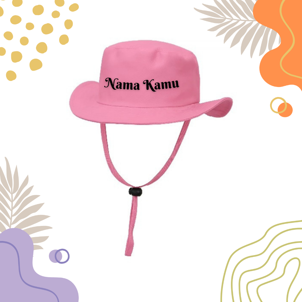 Jual Topi Rimba Anak Custom Nama/Topi Rimba Dewasa Custom | Shopee ...