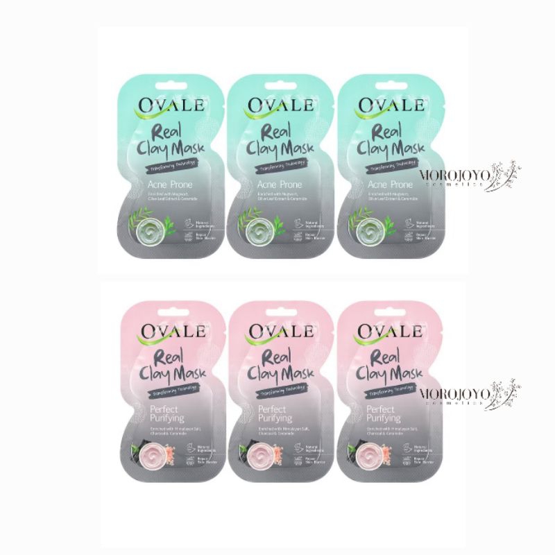 Jual OVALE REAL CLAY MASK SACHET | Shopee Indonesia