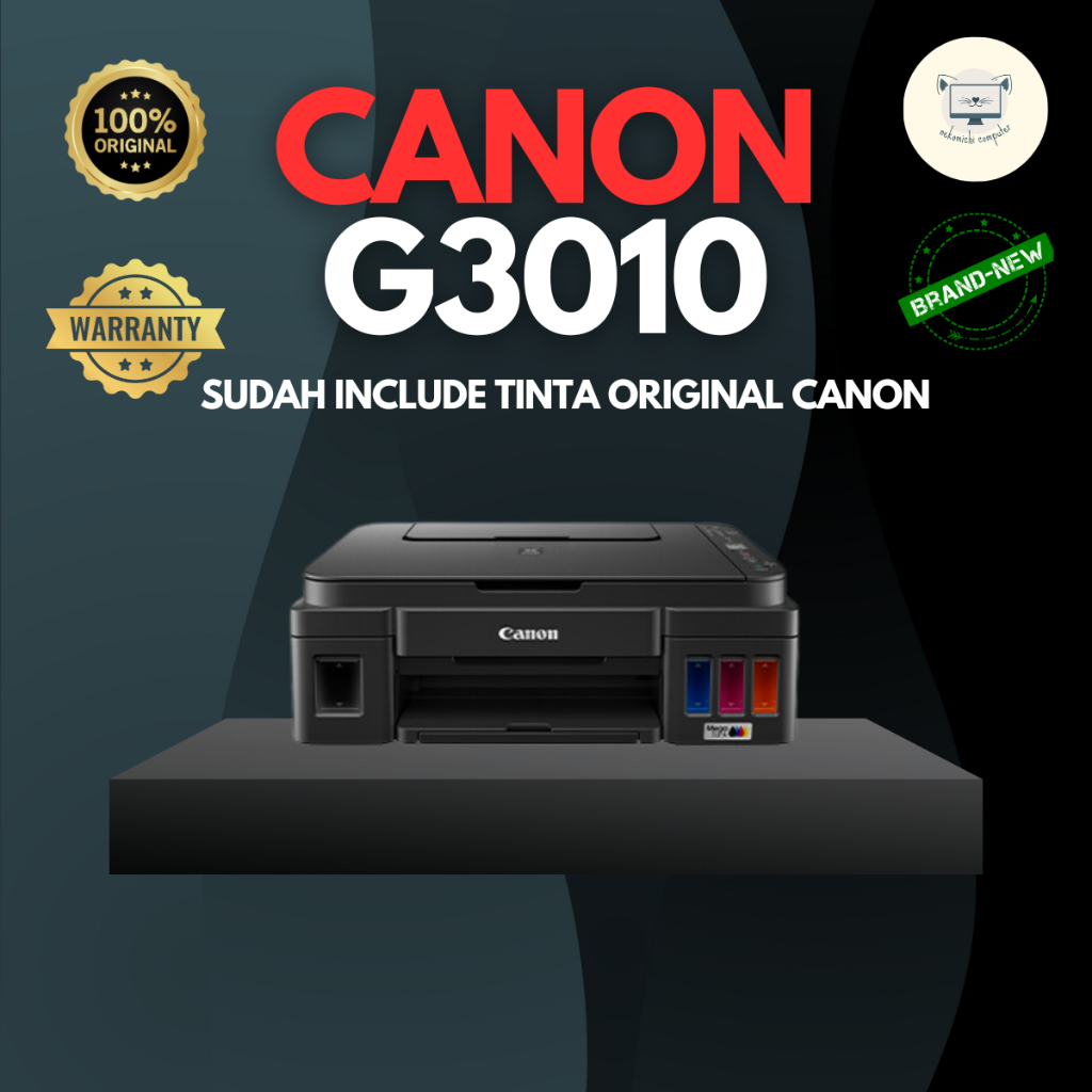 Jual Printer Canon Pixma G3010 ALL IN ONE PRINT SCAN COPY WIFI | Shopee ...
