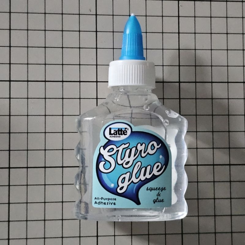 Jual NEW latte styro glue lem prakarya styrofoam 100ml | Shopee Indonesia