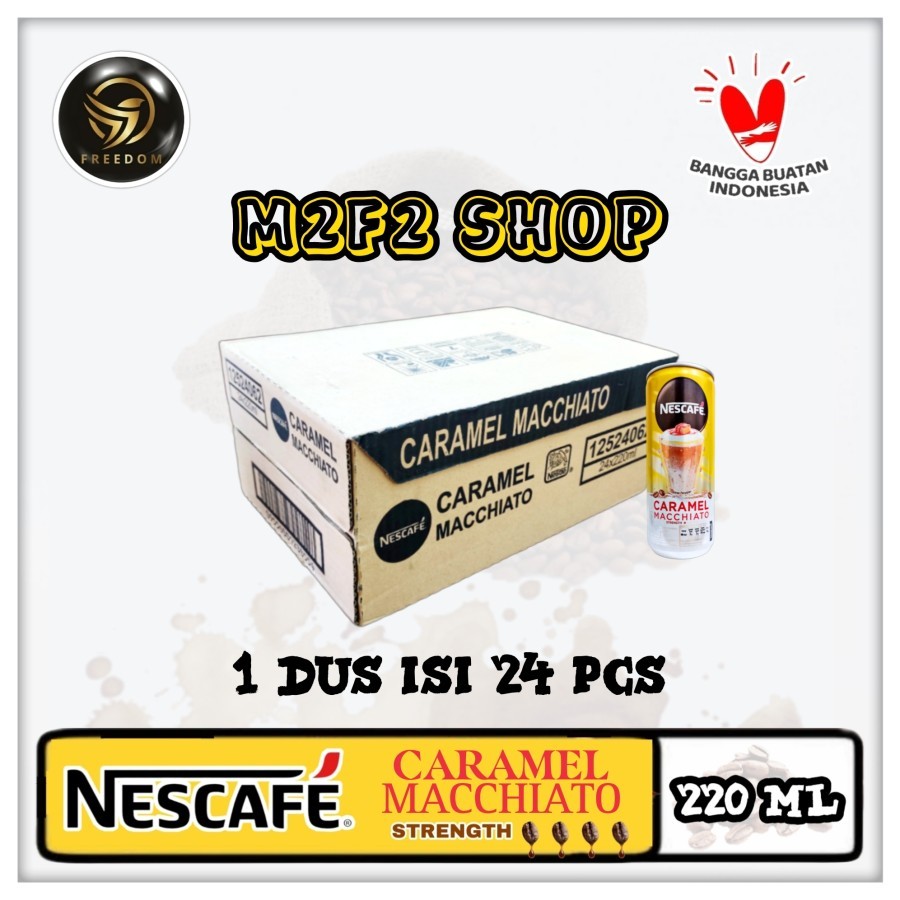 Jual Kopi Nescafe Ala Cafe Caramel Macchiato Kaleng | Can - 220 ml ...