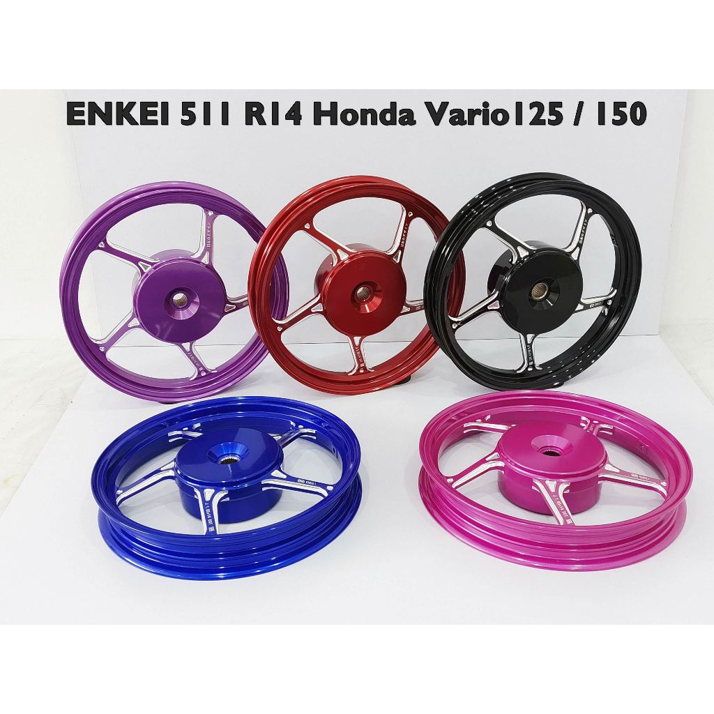 Jual VELG ENKEI 511 / AK55 CNC PALANG 5 RING 14 x 160/ 185 PNP MIO SPORTY / MIO SOUL / MIO SMILE ...