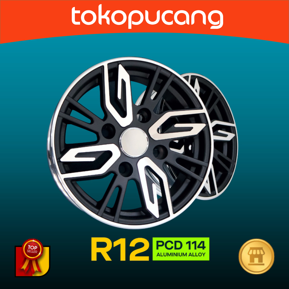 Jual Velg Racing R12 PCD 114 Ring 12 PCD114 RIM Aluminium alloy untuk ...