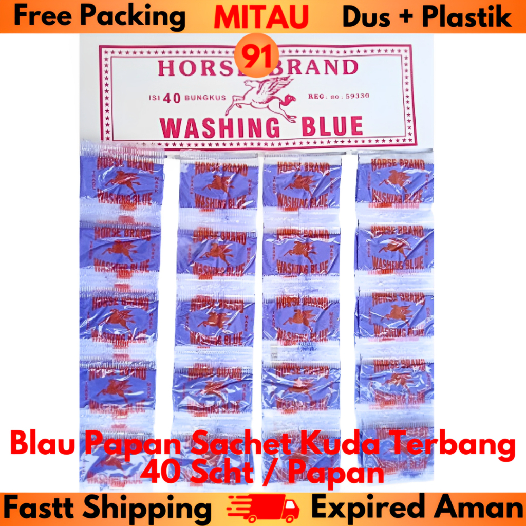 Jual Blau Rentengan Kuda Terbang 40 Scht/Papan Beli 10 Papan Lebih ...