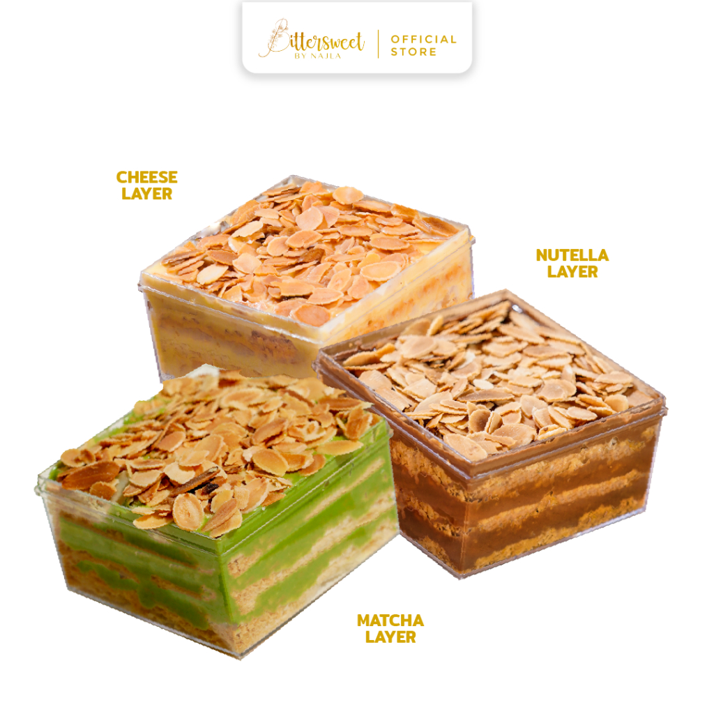 Jual Matcha Layer + Cheese Layer + Nutella Layer ( PayDay ) | Shopee ...