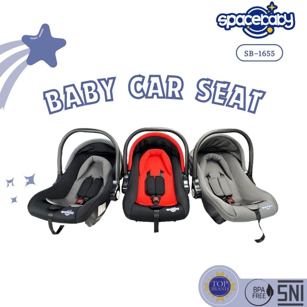 Jual Spacebaby Carseat Carier Newborn Kursi Mobil Bayi SB 1655 | Shopee ...