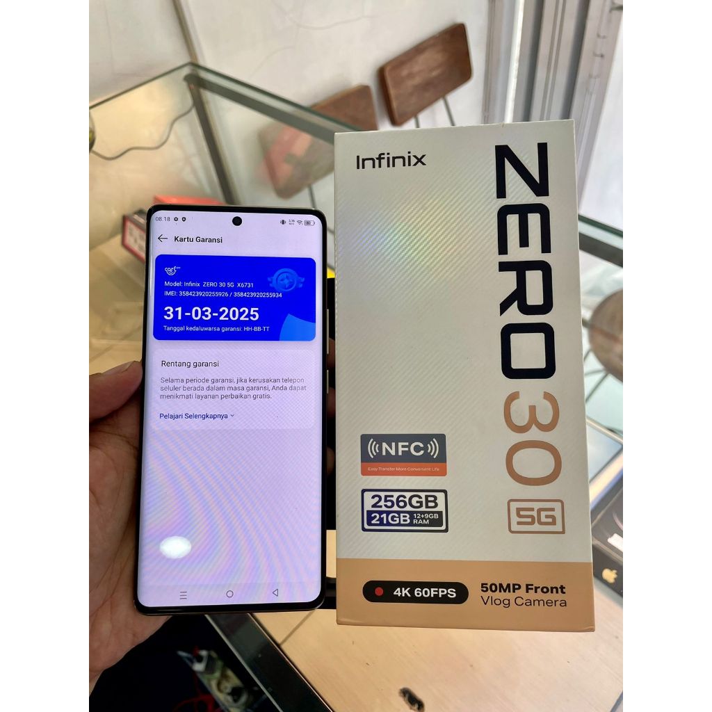 Jual Infinix Zero 30 5G 12/256 second hand Fullset ori | Mulus istimewa ...