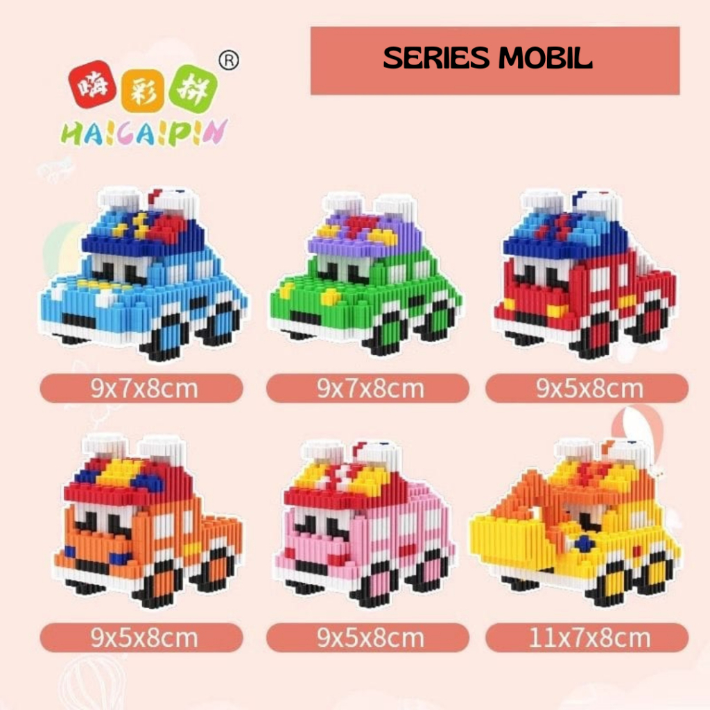 Jual Mainan Balok Susun Nano Block Helikopter Mobil mobilan mainan ...