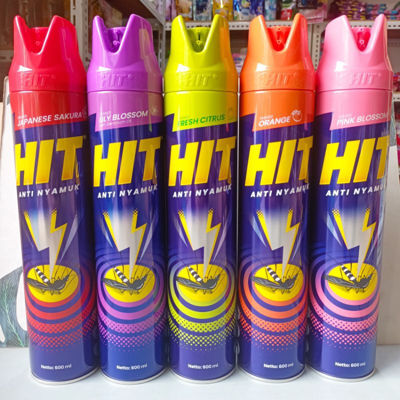 Jual Obat nyamuk HIT spray 600ml | Shopee Indonesia