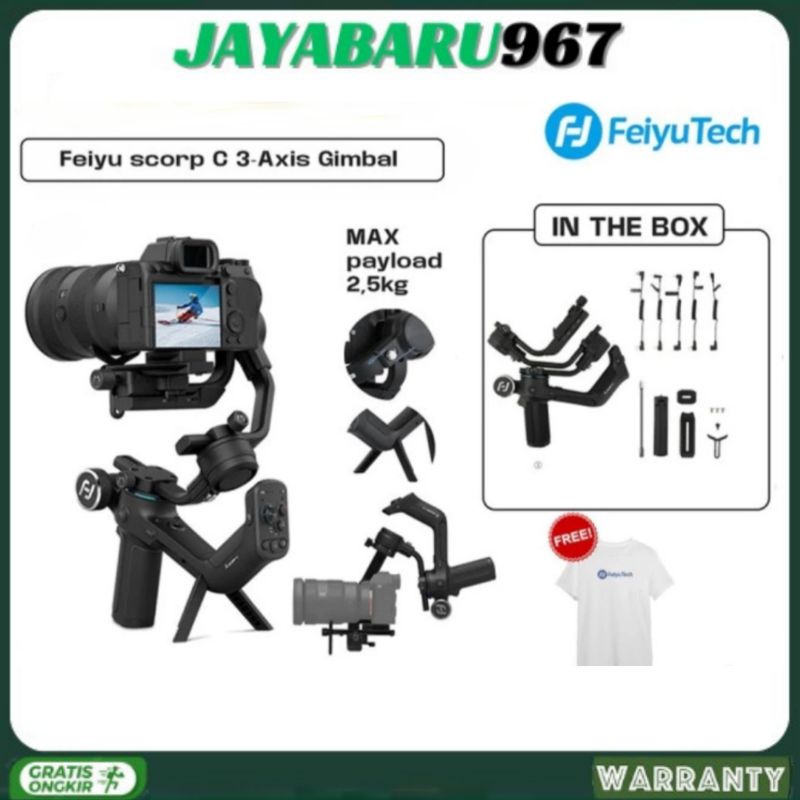 Jual FEIYU TECH SCORP C SCROP MINI 2 COMBO KIT GIMBAL STABILIZER | Shopee Indonesia