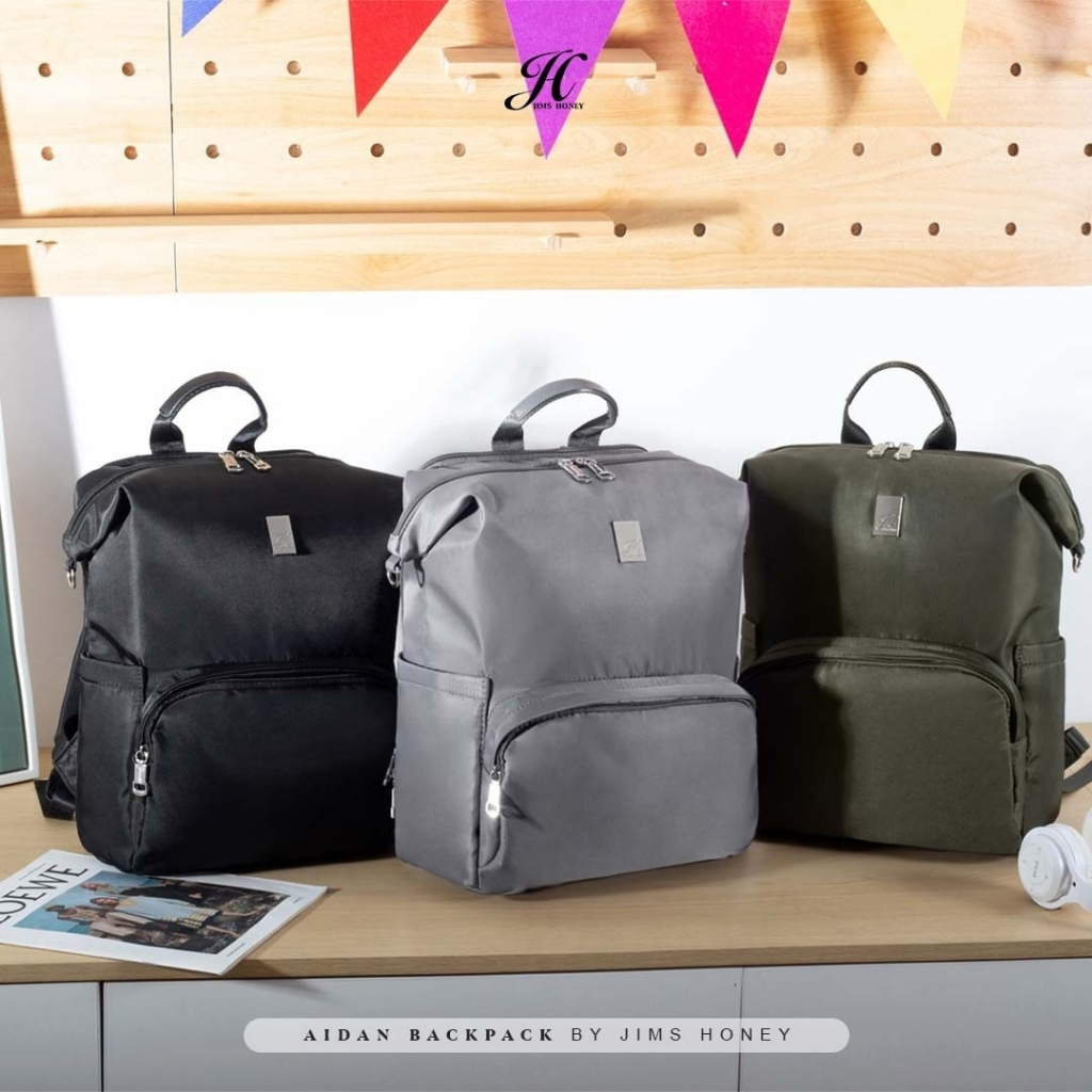 Jual JIMS HONEY TAS RANSEL AIDAN BACKPACK | Shopee Indonesia