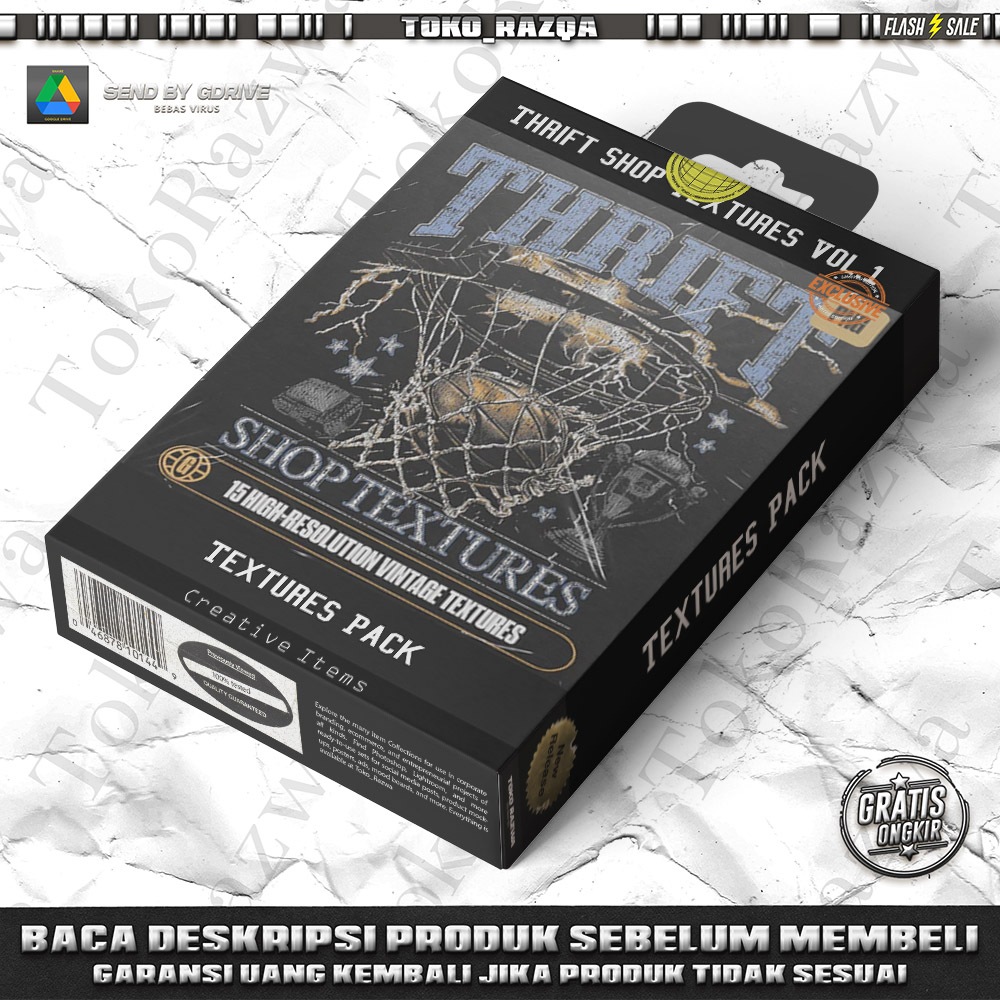 Jual 211024 - Fullermoe - Thrift Shop Textures Vol.1 - Textures Pack ...